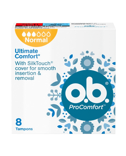 OB Pro Comfort Ultimate Comfort Tampony - NORMAL 8 sztuk - Drogeria ...