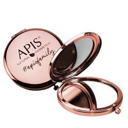 Apis Lusterko kosmetyczne składane - różowe złoto Rose Gold - Drogeria ...
