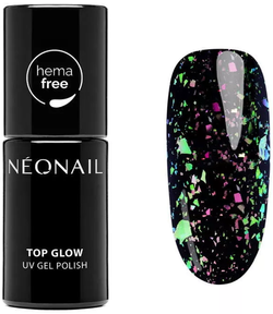 Neonail Top Glow top hybrydowy Lime Aurora Flakes 7,2 ml - Drogeria ...