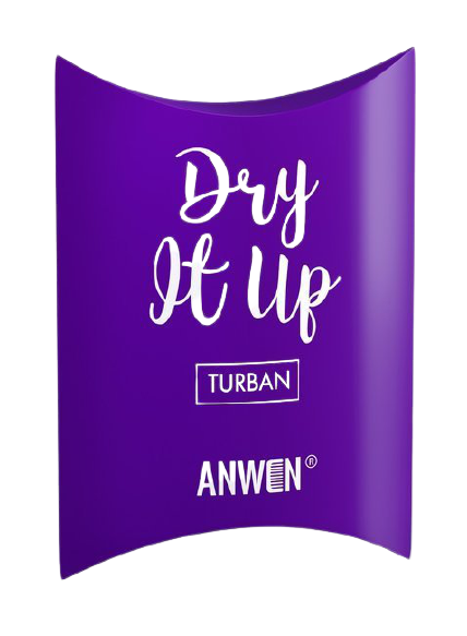Anwen Dry It Up Turban (Fioletowy) - Drogeria eKobieca.pl
