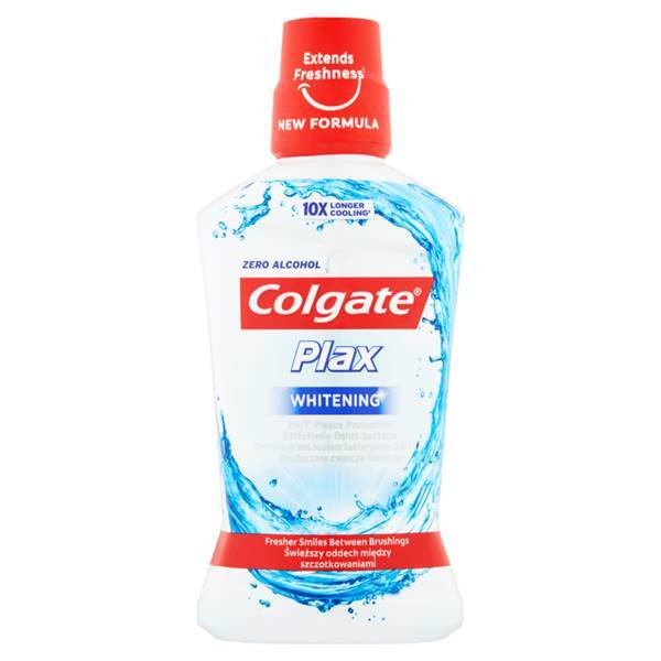 COLGATE PLAX WHITENING Płyn do płukania jamy ustnej 500ml - Drogeria ...