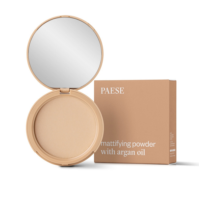 Paese Mattifying Powder with Argan Oil Puder matujący z olejem ...