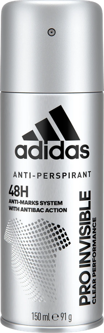 Adidas Men Pro Invisible Clear 48H Antyperspirant spray 150ml ...