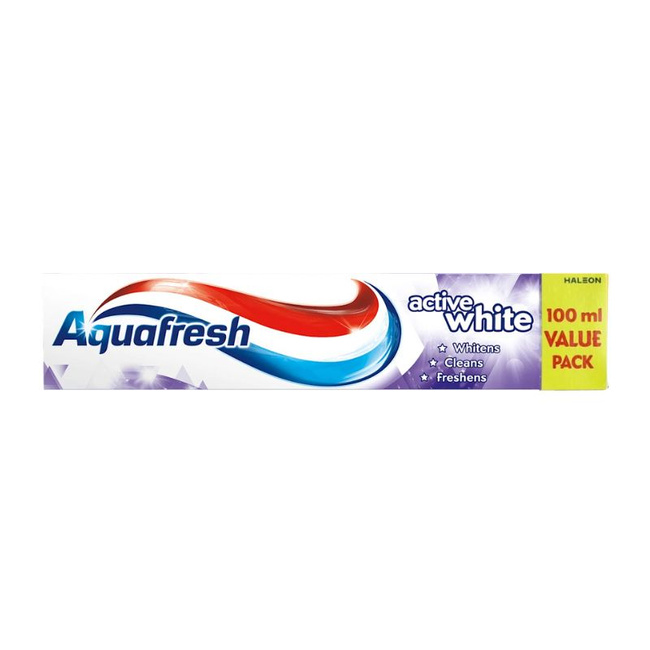 Aquafresh Active White Pasta do zębów - wybielająca 100ml - Drogeria ...