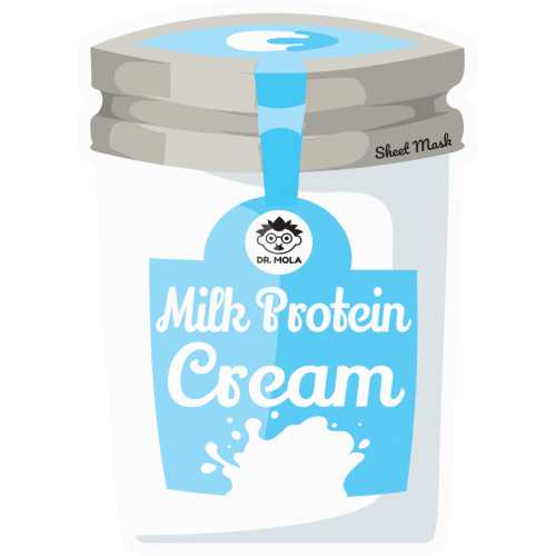 DR.MOLA Cream sheet mask Kremowa maska w płachcie Milk Protein 23ml ...