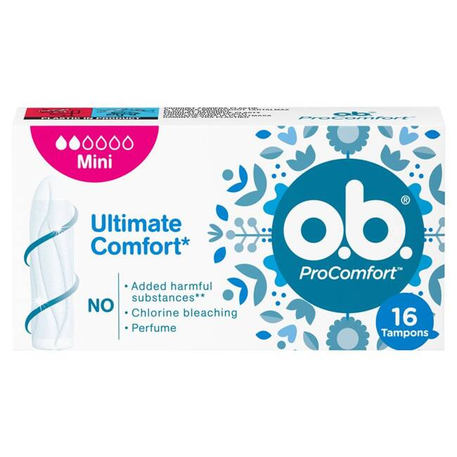 OB Pro Comfort Ultimate Comfort Tampony - MINI 16 sztuk - Drogeria ...