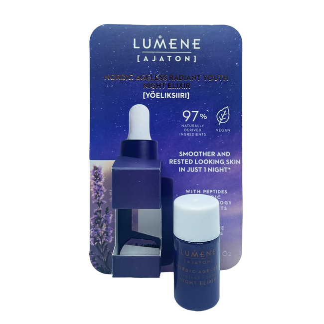 Lumene Nordic Ageless Ajaton Radiant Youth Night Elixir wygładzająco-odmładzający eliksir na noc ...